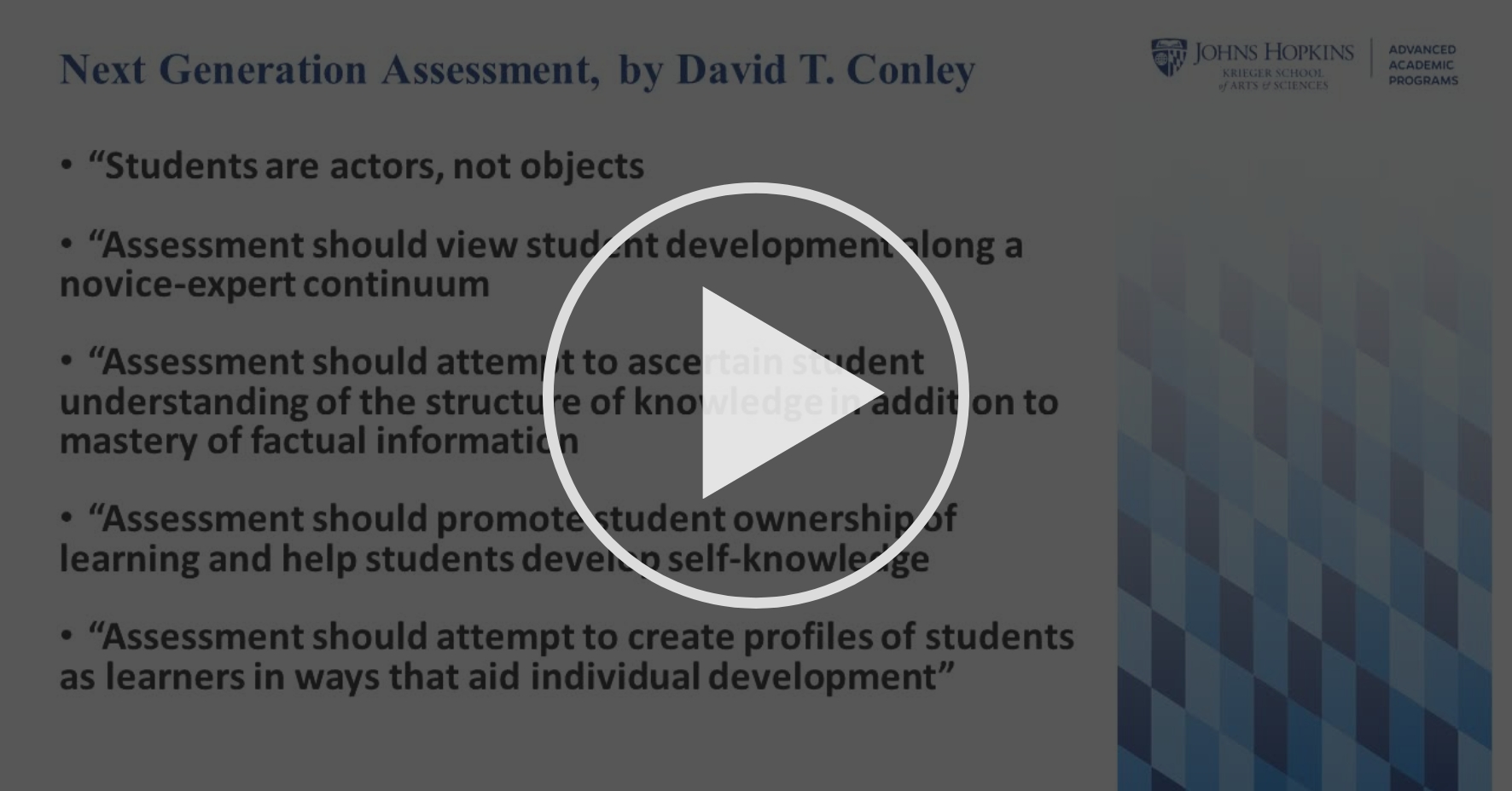 Next Generation Assessment - Evaluating, Assessing and Grading Student ...