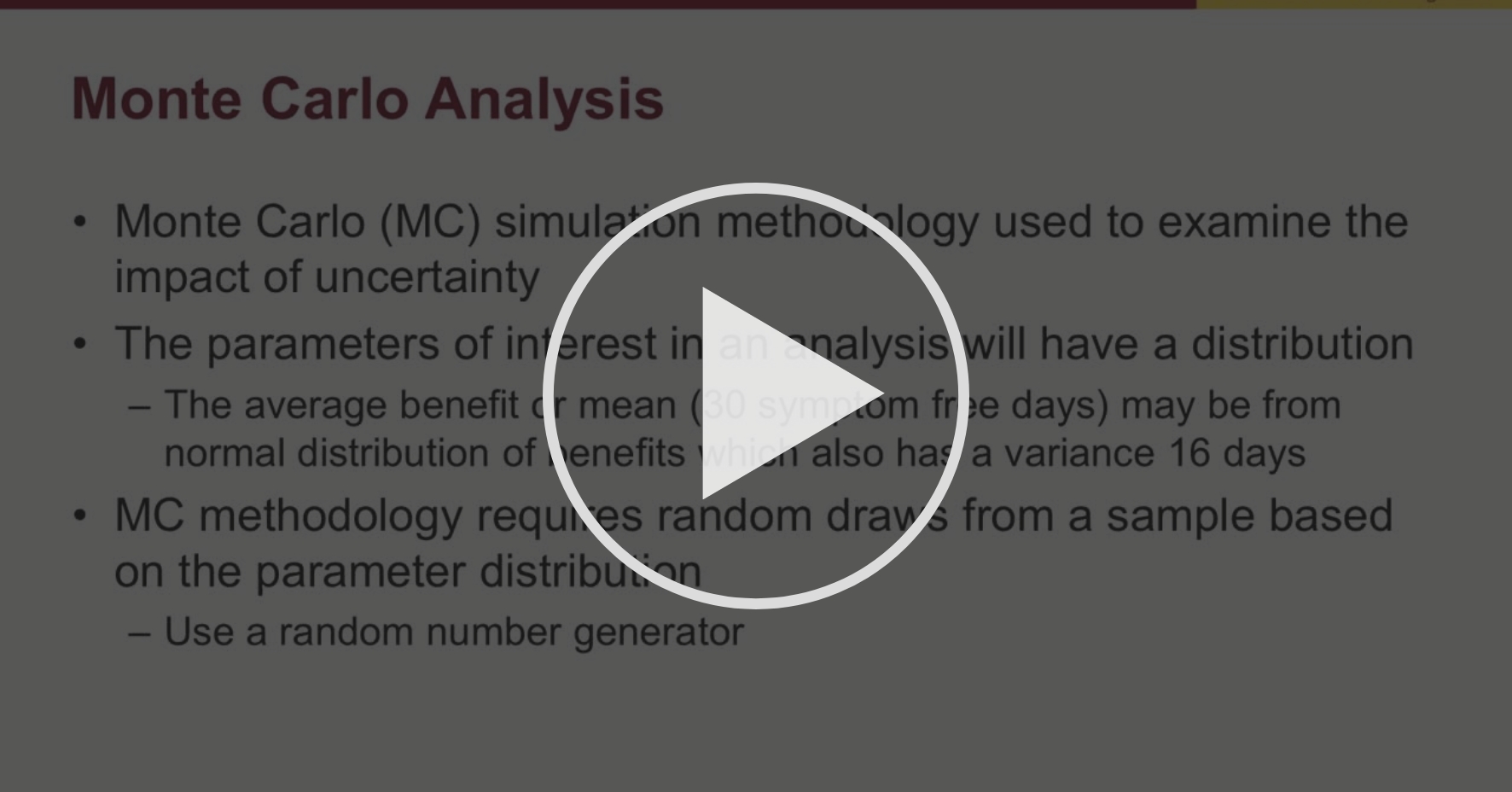 4 3 2 Monte Carlo Simulation Methodological Approaches And