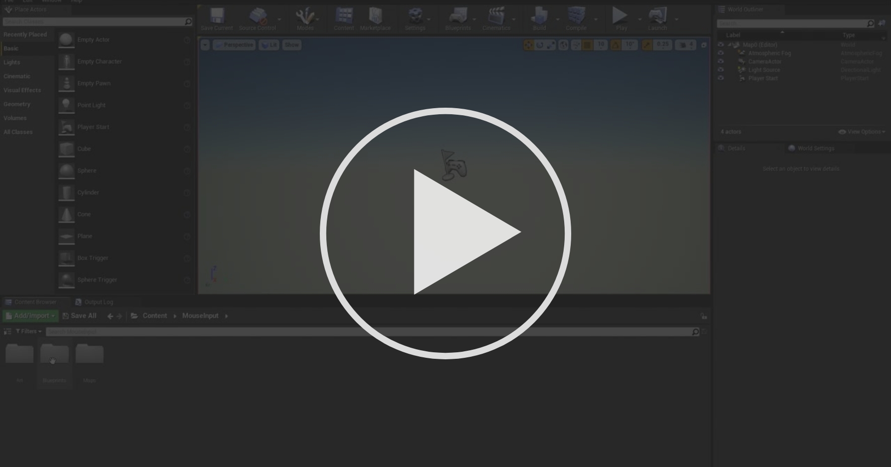 Mouse Location Processing - Unreal Input | Coursera