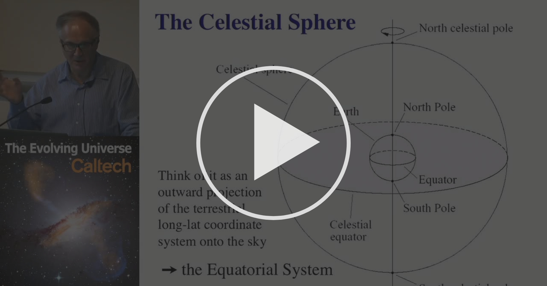 Celestial Coordinate Systems, Time Systems, and Earth Rotation - Week 1 ...