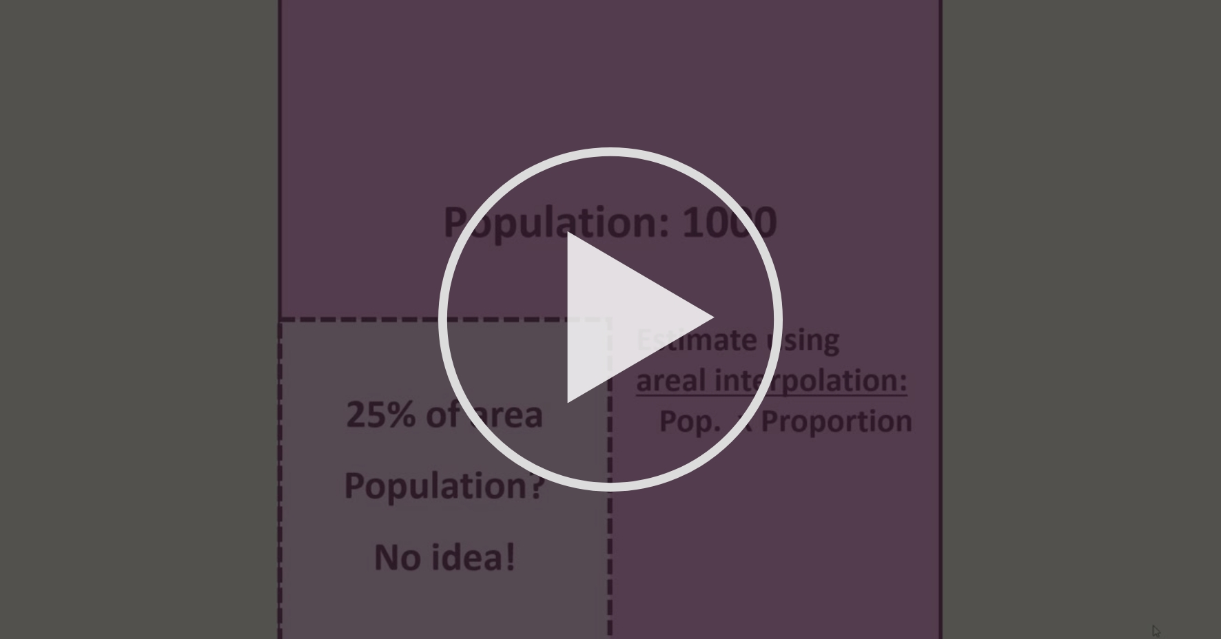 Areal Interpolation Spatial Analysis Coursera