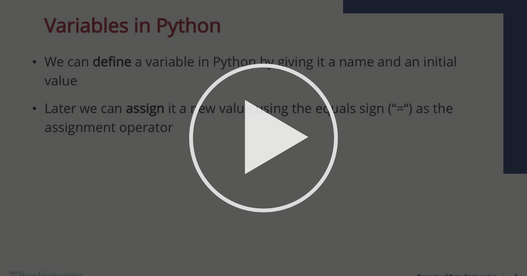 4 2 Variables Applied Computational Thinking Using Python Coursera
