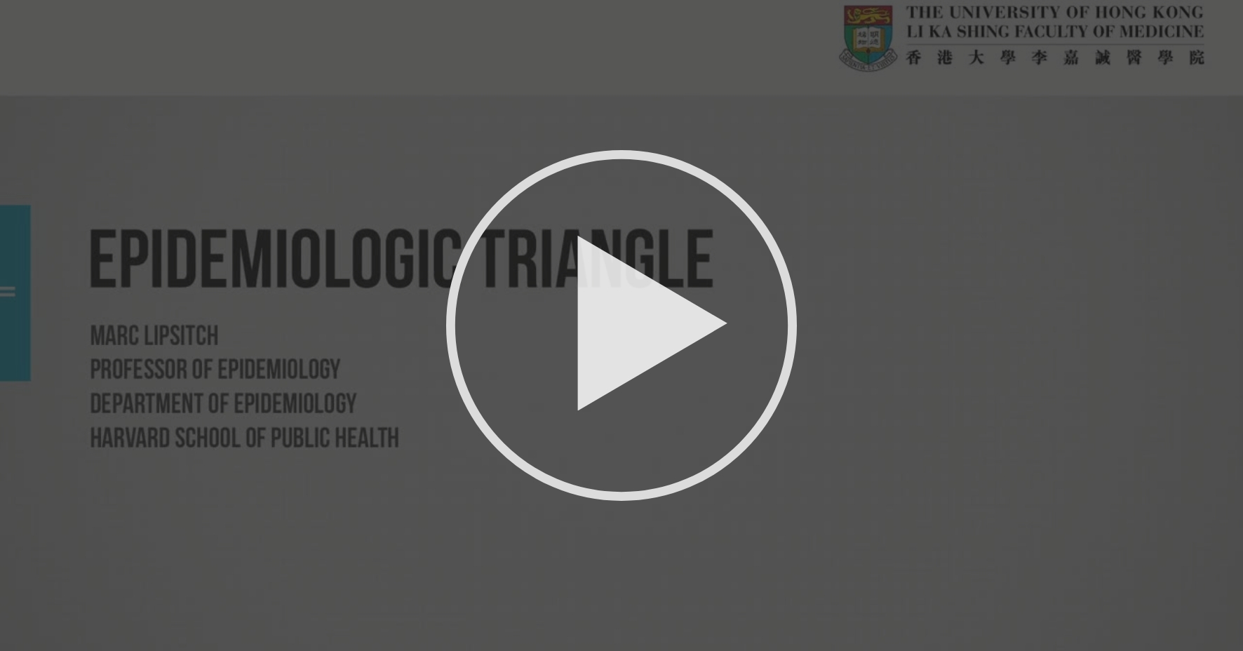 Video 5.1: Epidemiologic Triangle - Theme Two: Spread (Epidemiological ...