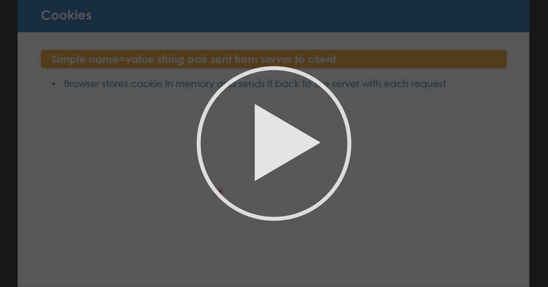 Servlet Infrastructure - Managing Scope | Coursera
