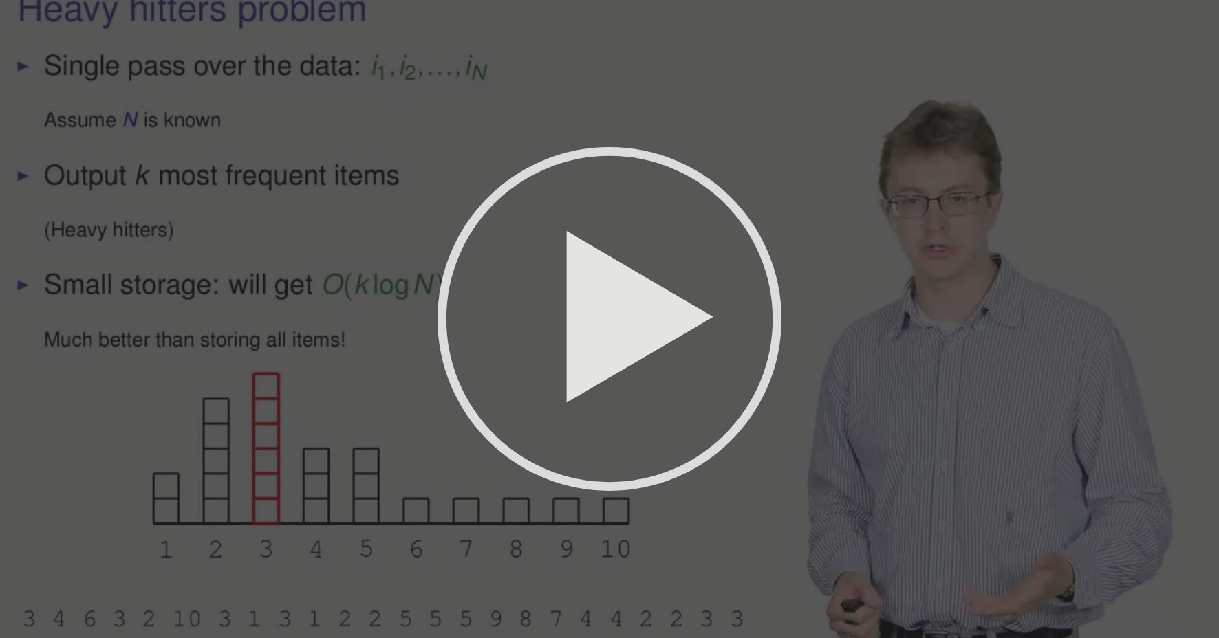 Heavy Hitters Problem - Streaming Algorithms (Optional) | Coursera