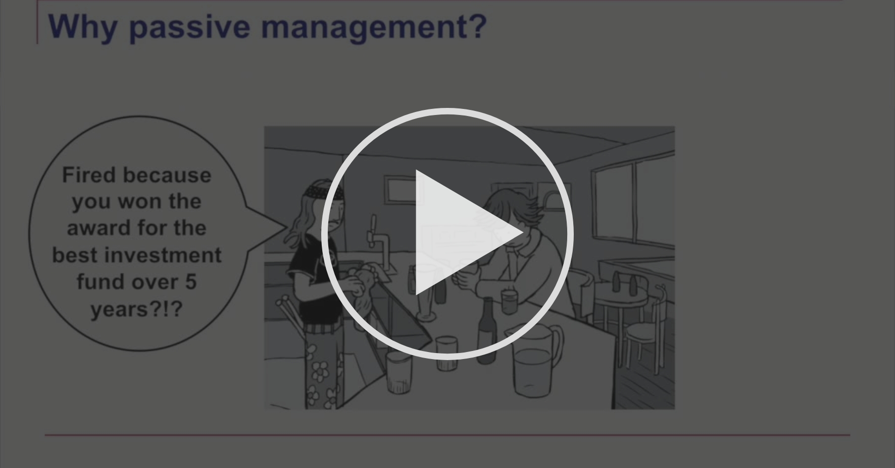 Introduction to active versus passive management - Passive - General ...