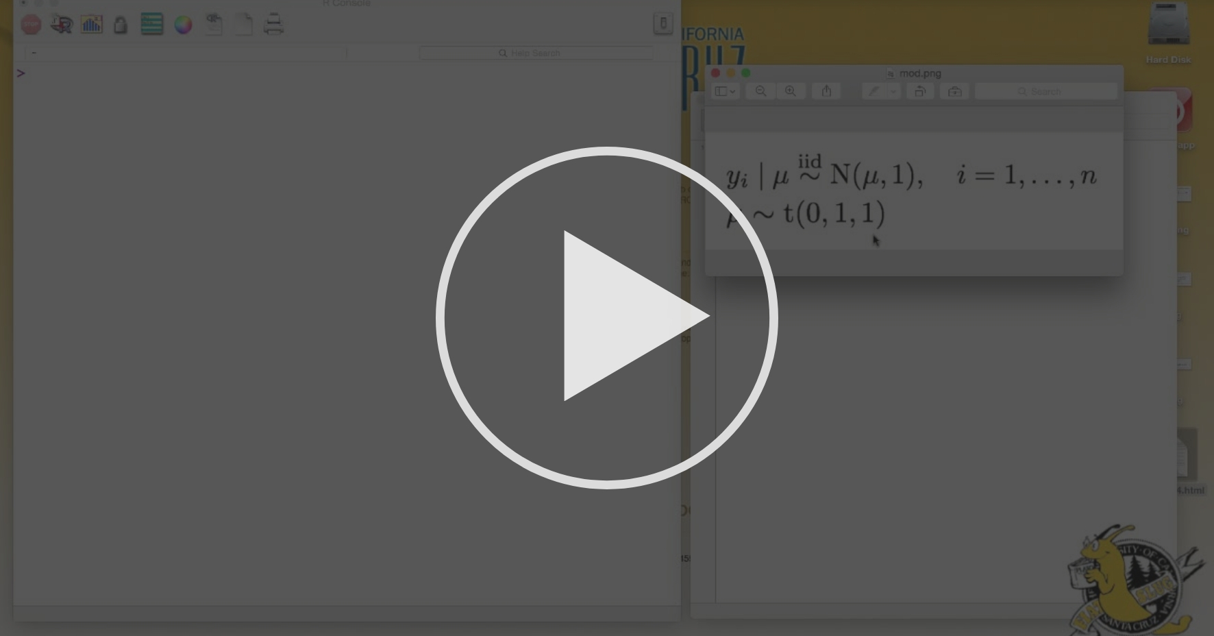 Random walk example, Part 1 - Markov chain Monte Carlo (MCMC) | Coursera Random walk example, Part 1 - Markov chain Monte Carlo (MCMC) | Coursera