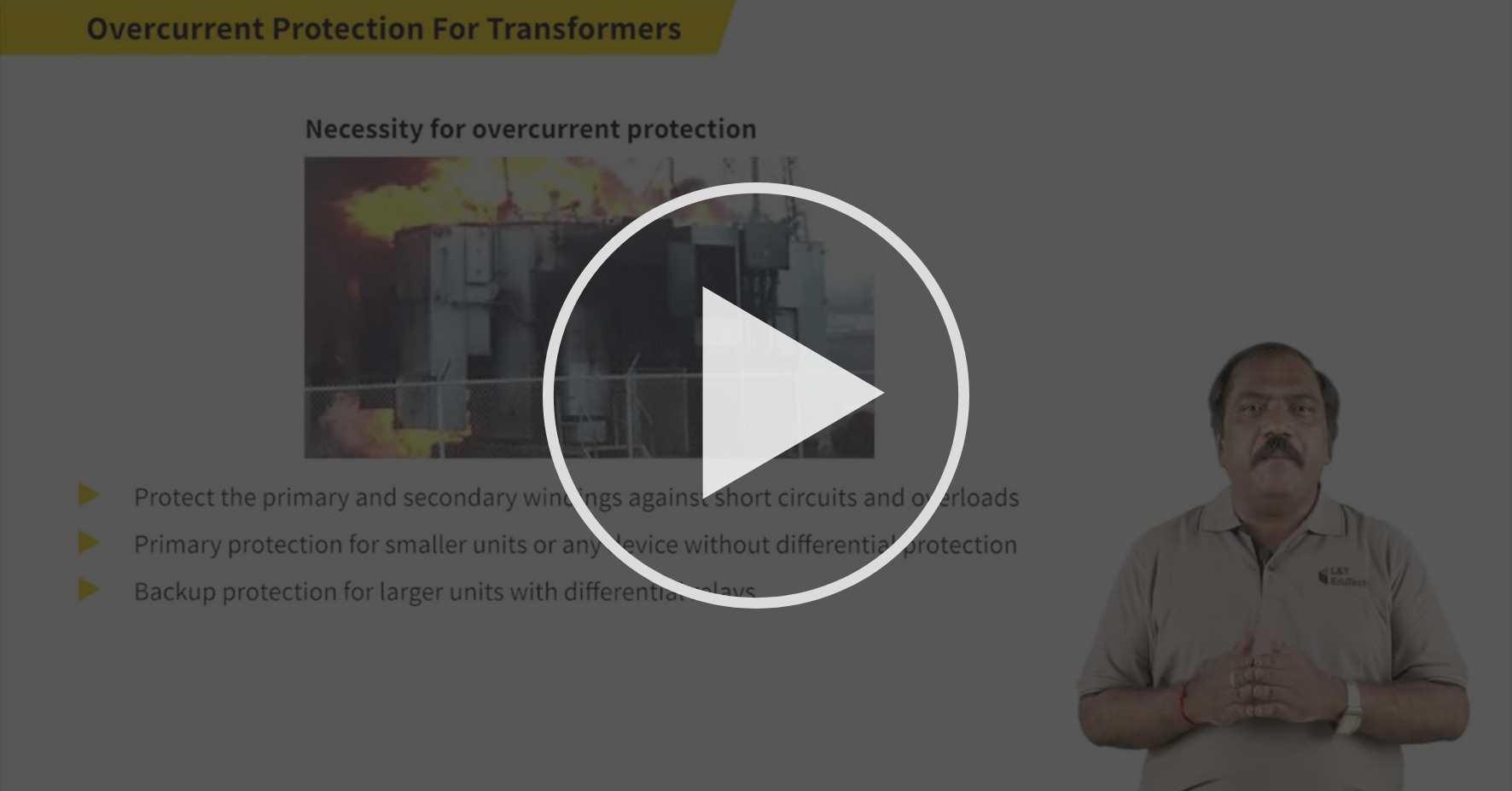 Overcurrent Protection - Transformer and reactor protection | Coursera