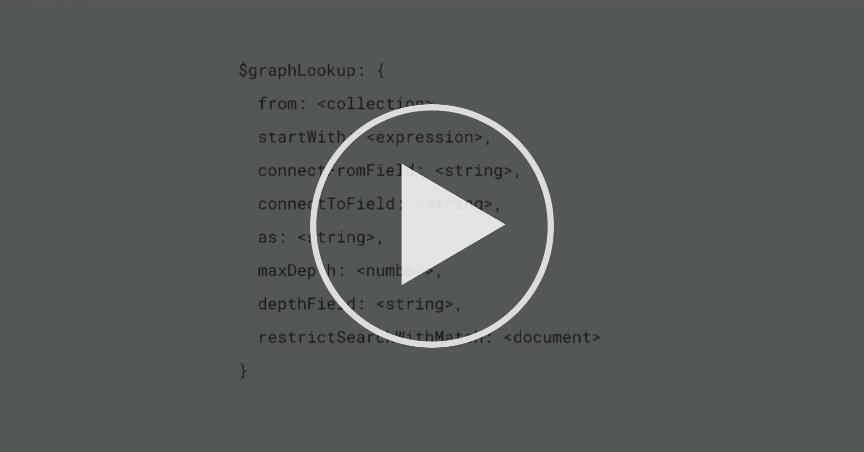 Graphlookup Stage The Fundamentals Of Mongodb Aggregation Coursera 