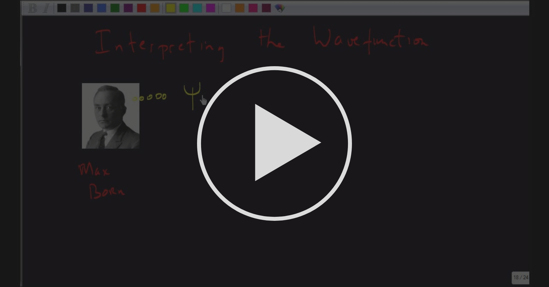 Borns Interpretation Of The Wavefunction Quantum Chemistry I Coursera