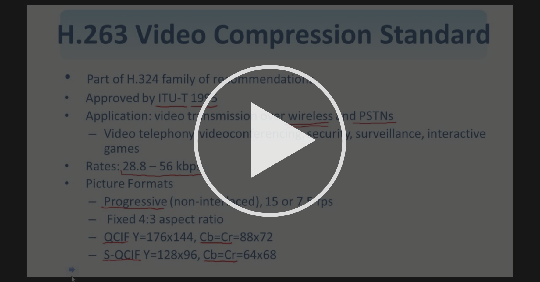 H.261, H.263, MPEG-1 and MPEG-2 - Video Compression | Coursera