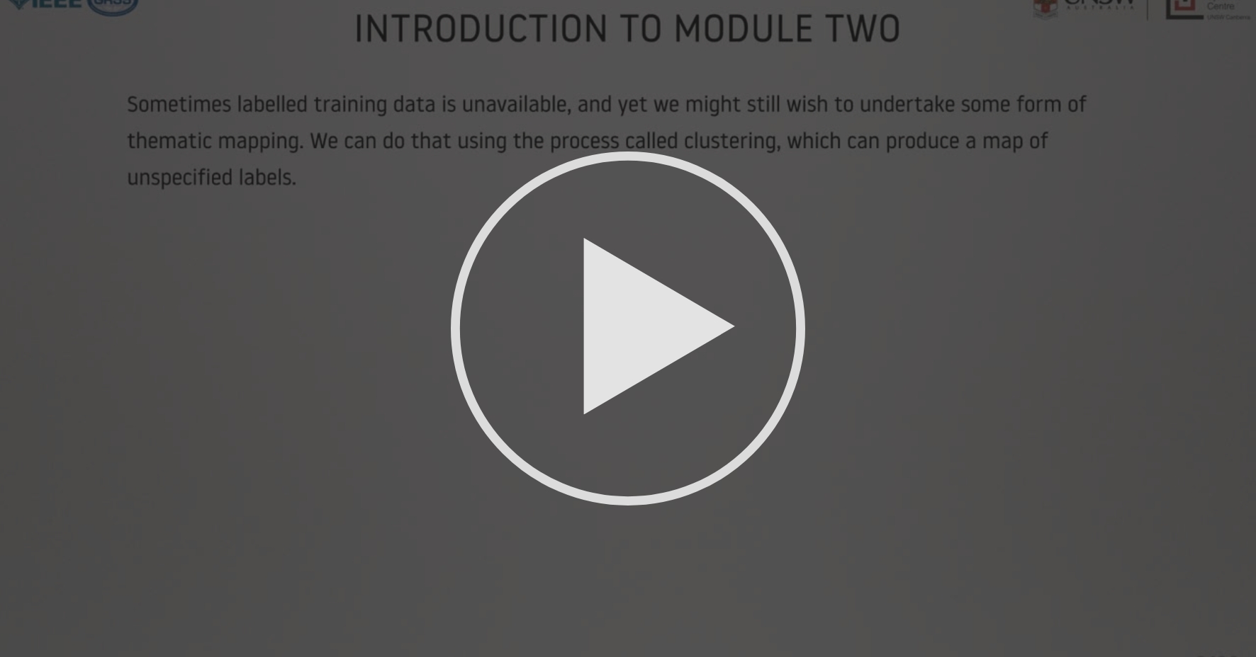 Module 2 Lecture 19 Unsupervised Classification And Clustering Week