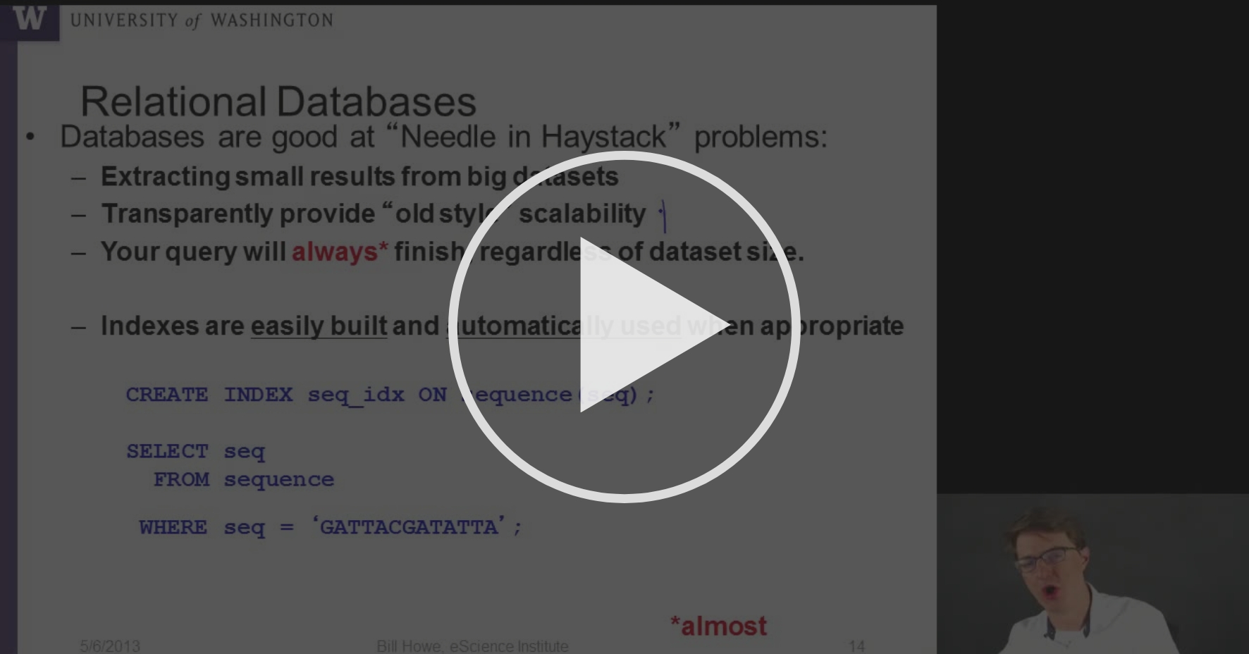 A Sketch Of Data Parallel Algorithms Mapreduce And Parallel Dataflow Programming Coursera