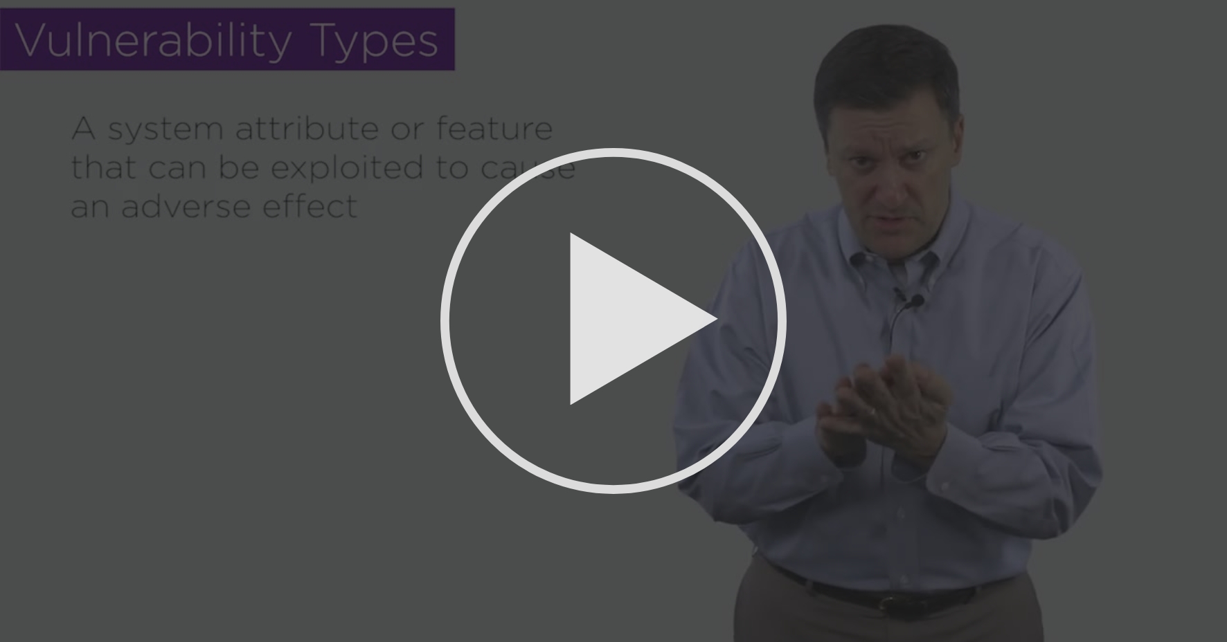 Vulnerability Types - Understanding Basic Security Frameworks | Coursera