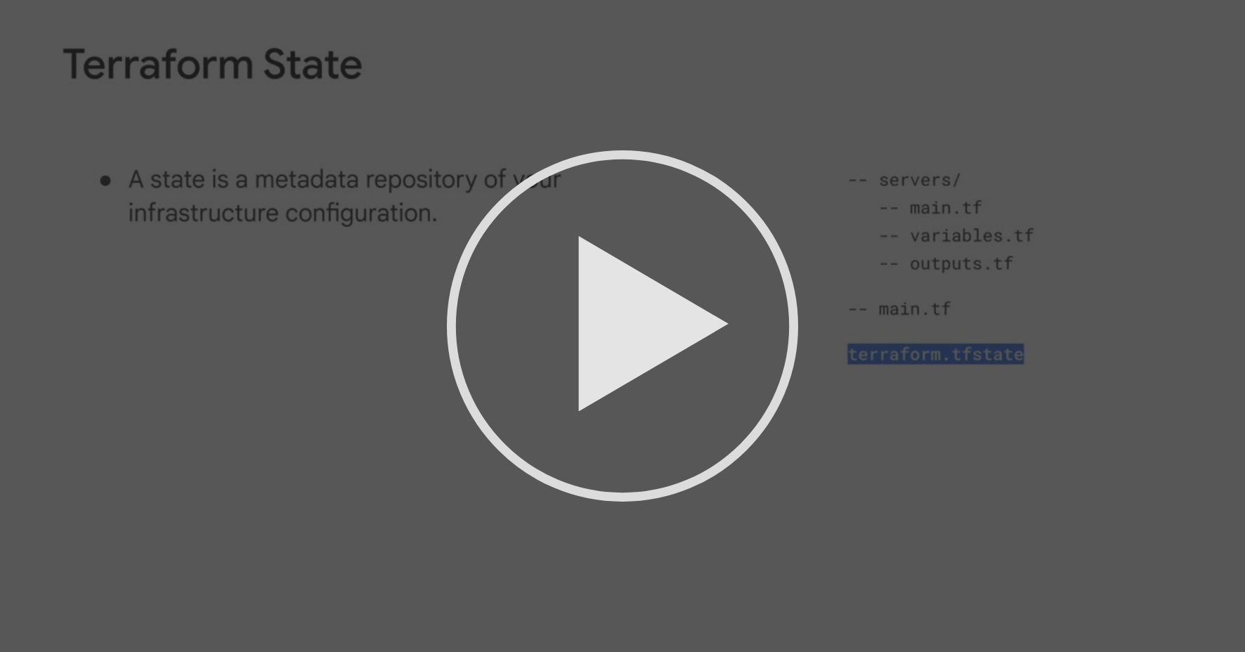 Introduction to Terraform state - Introduction to Terraform State ...