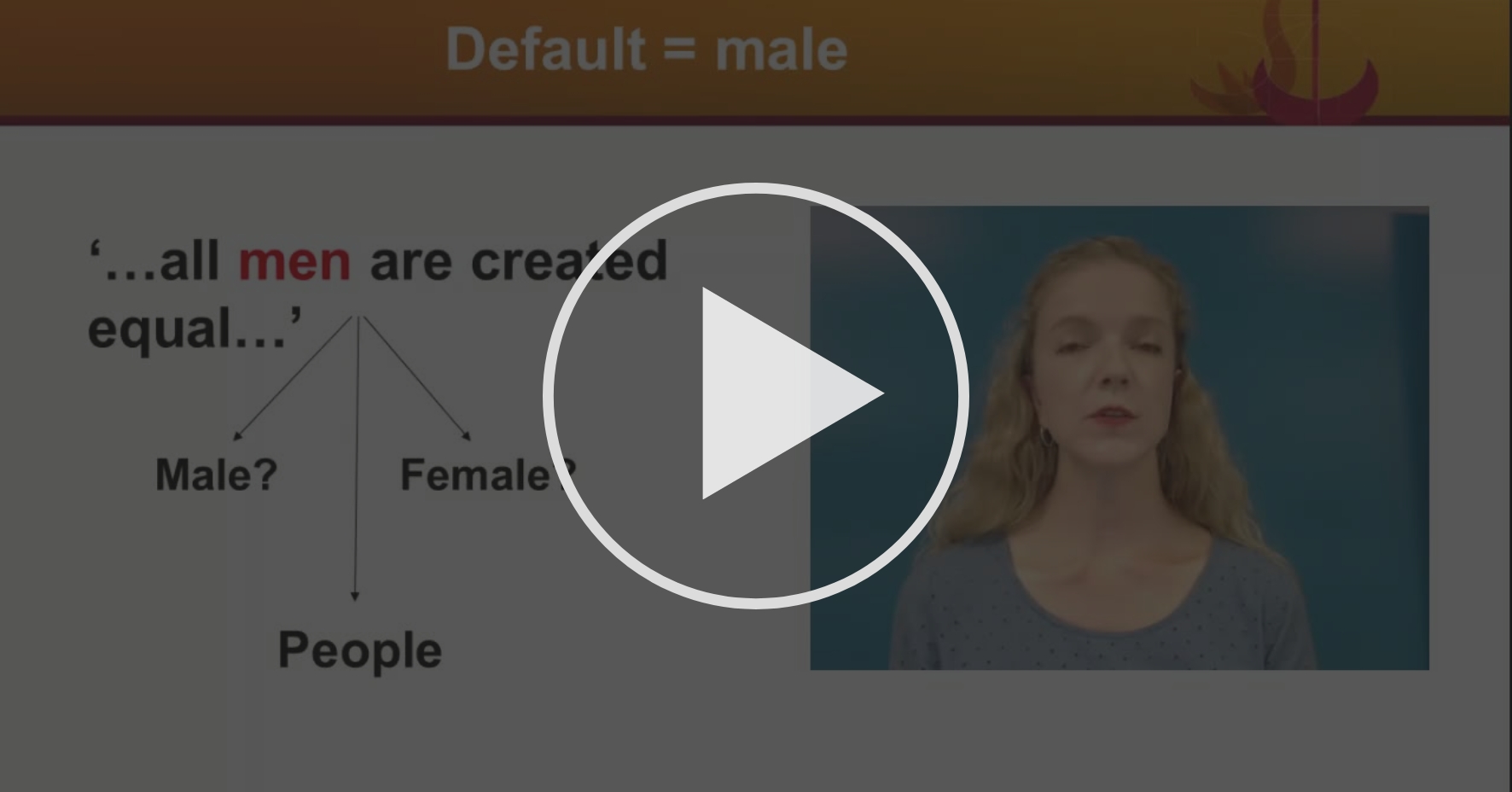 Gender sensitive language - Writing memos | Coursera