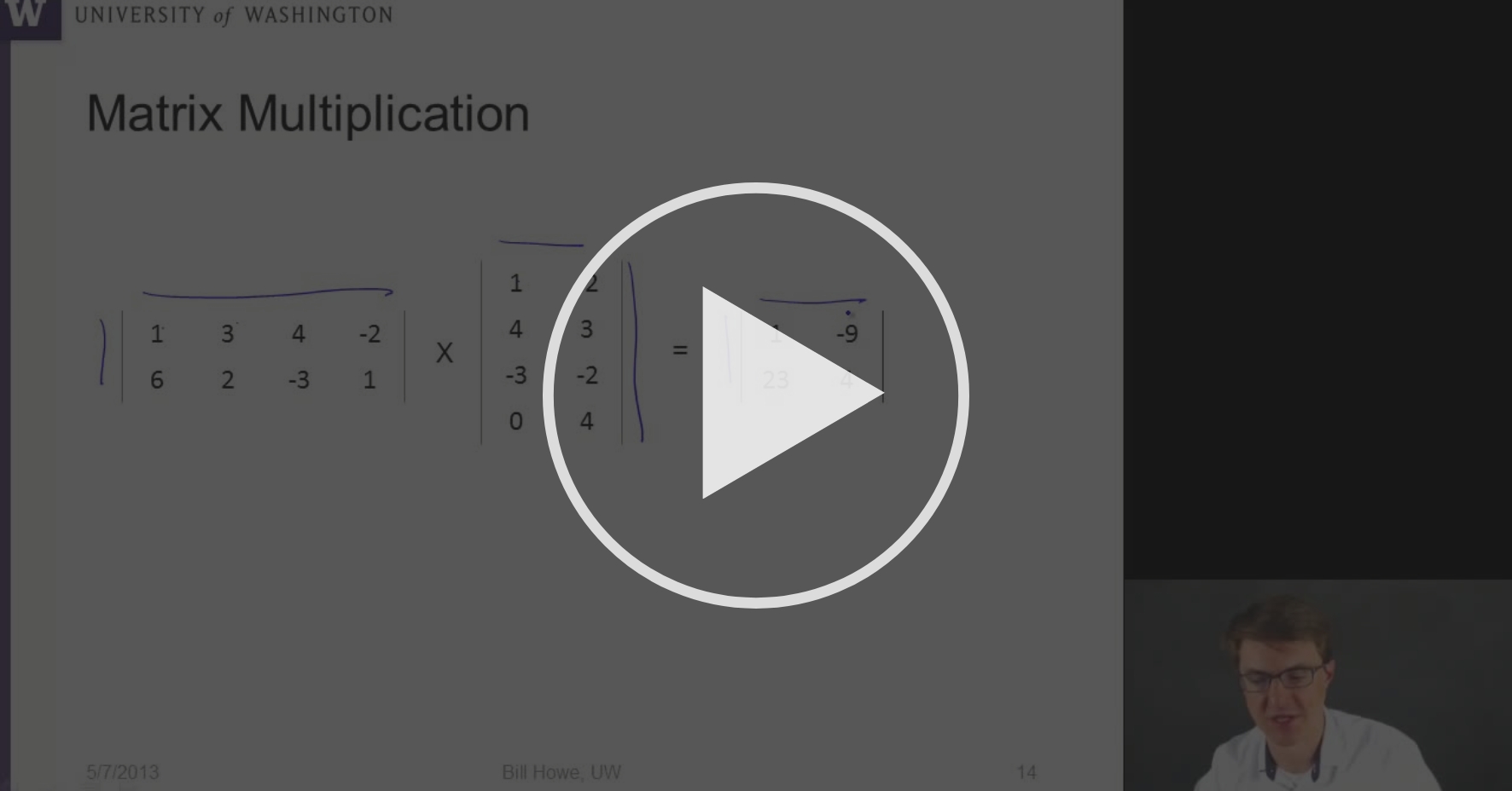 Matrix Multiply Overview Mapreduce And Parallel Dataflow Programming Coursera