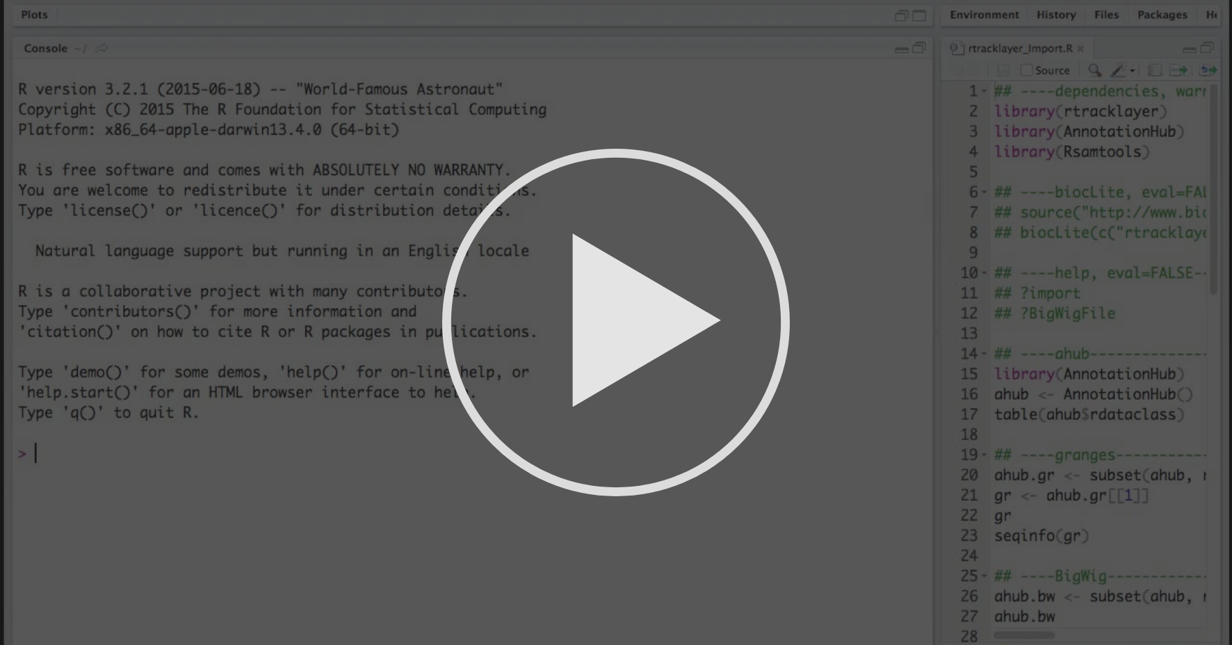 rtracklayer - Data Import - Week Two | Coursera