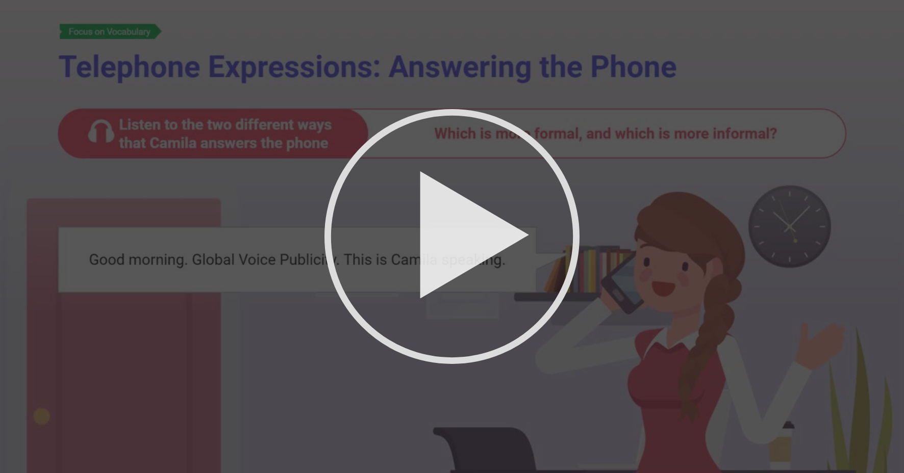 Lesson 1: Useful language for making phone calls - Module 2: Making ...