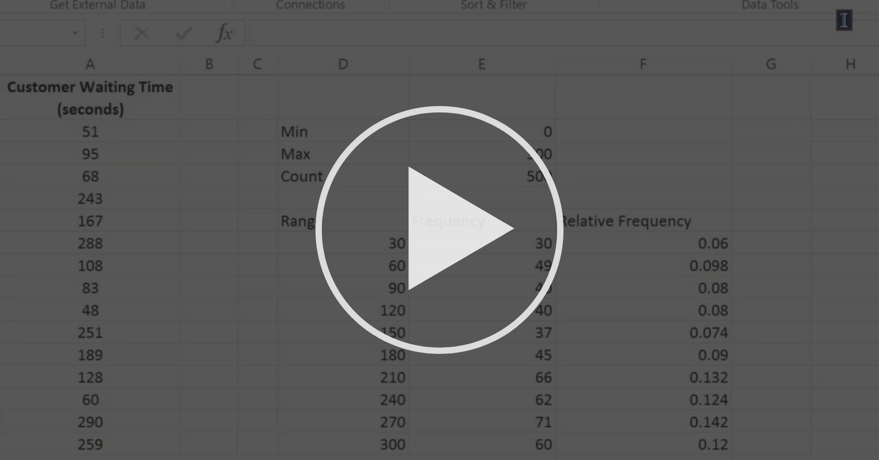 1 3 2 Histograms In Excel Module 1 Introduction And Summarizing