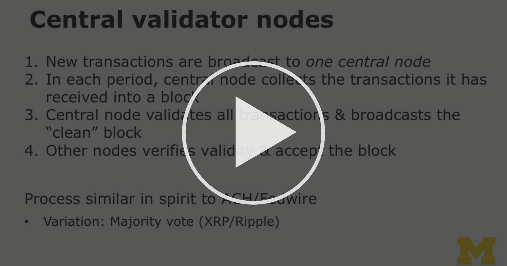 Blockchain Consensus Generic Consensus Models Introduction To Blockchain And Crypto Coursera