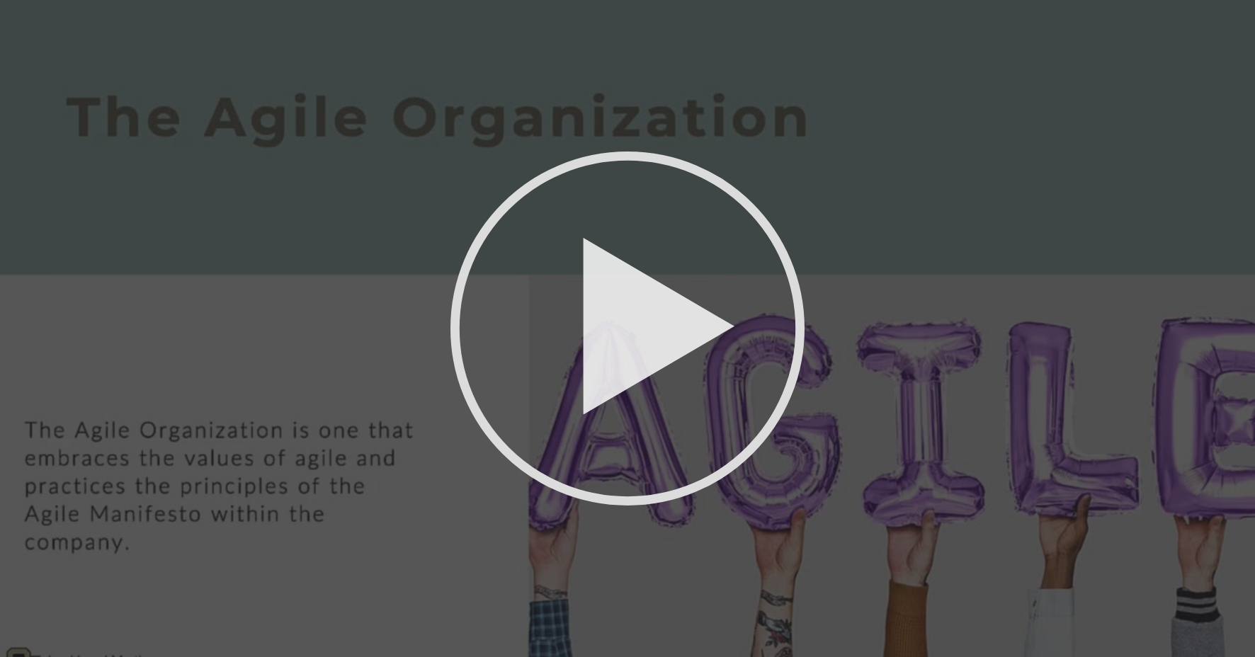 The Agile Organization - The Agile Organization | Coursera