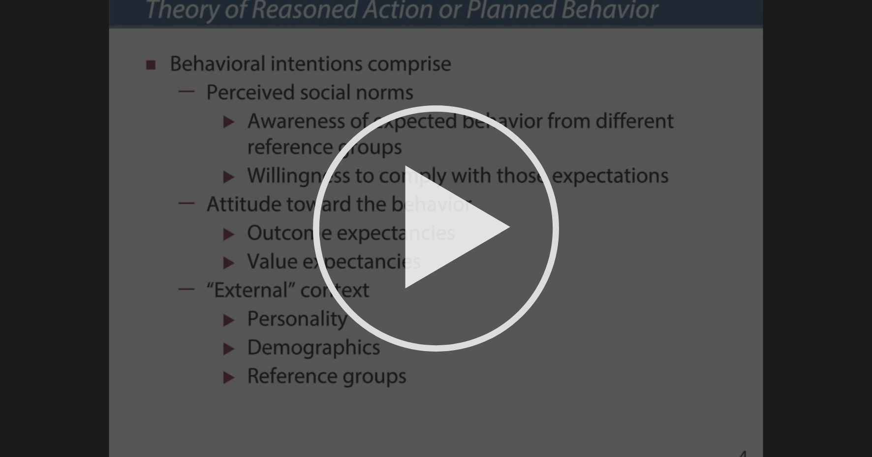 Theory of Reasoned Action - The Health Belief Model and Social Learning ...