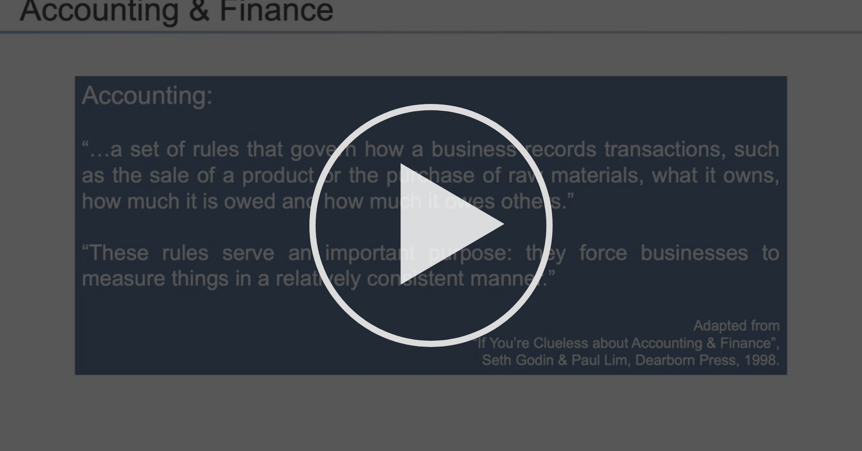 Introduction to Finance - Introduction to Financial Principles | Coursera
