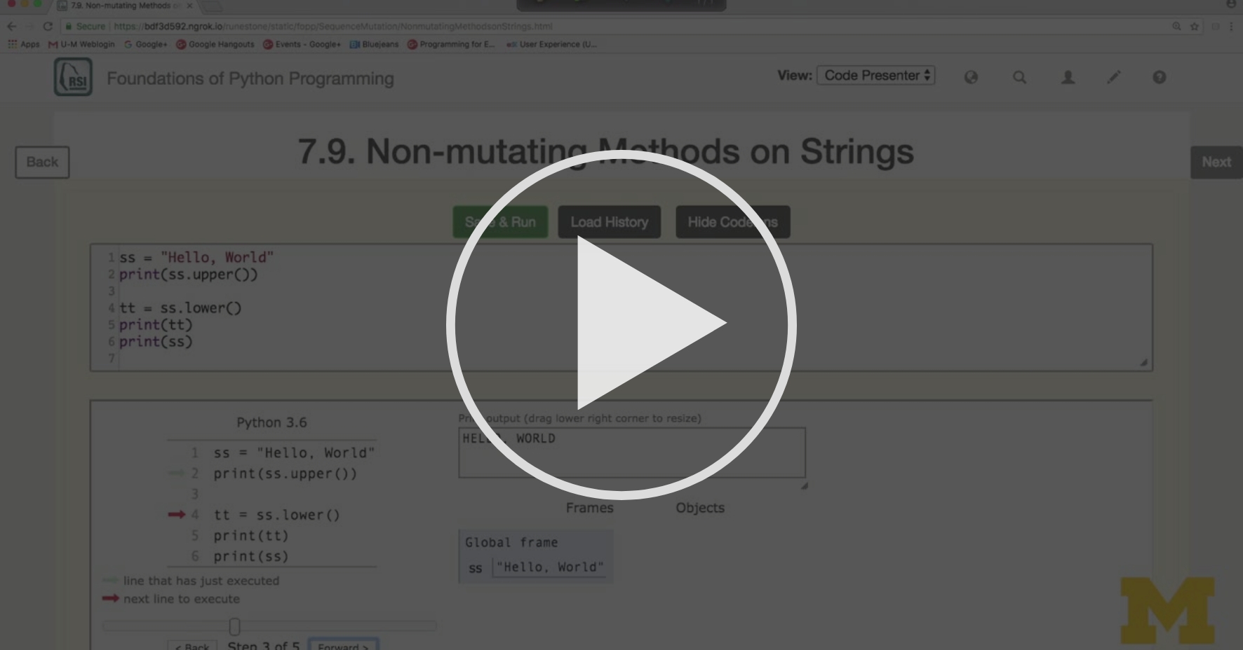 Non Mutating Methods On Strings Sequence Mutation And Accumulation Patterns Coursera 
