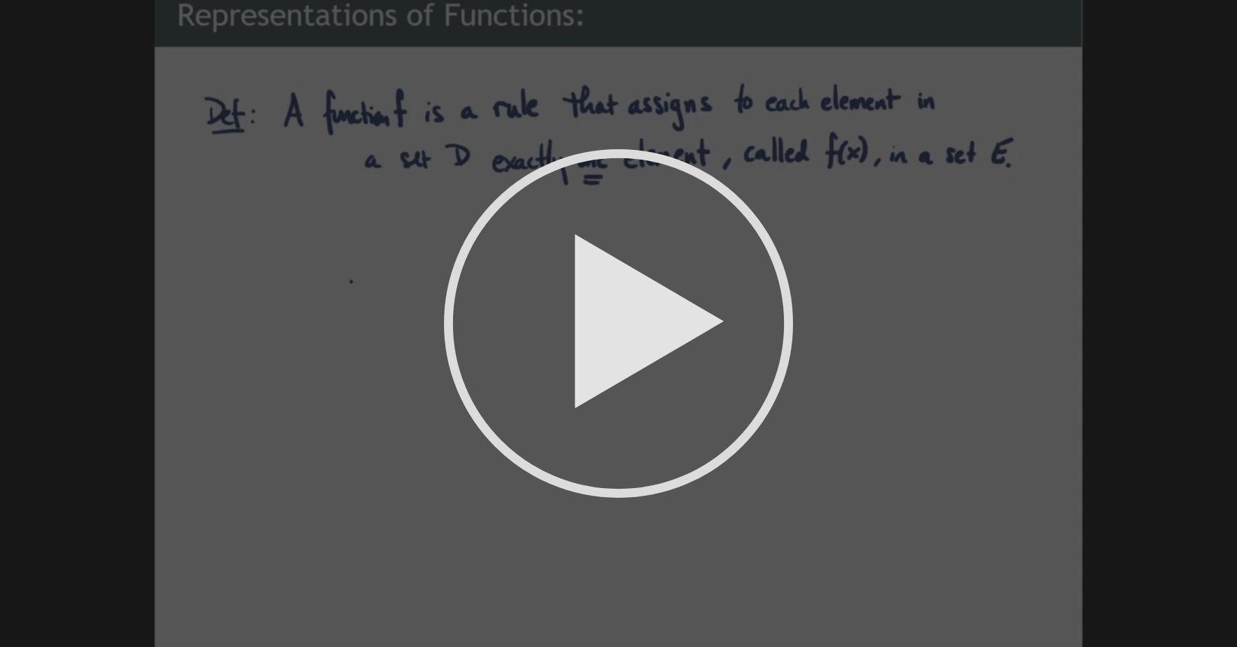 Function Basics Module 1 Basics And Common Functions Coursera