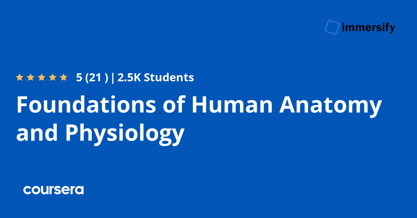 Foundations of Human Anatomy and Physiology | Coursera