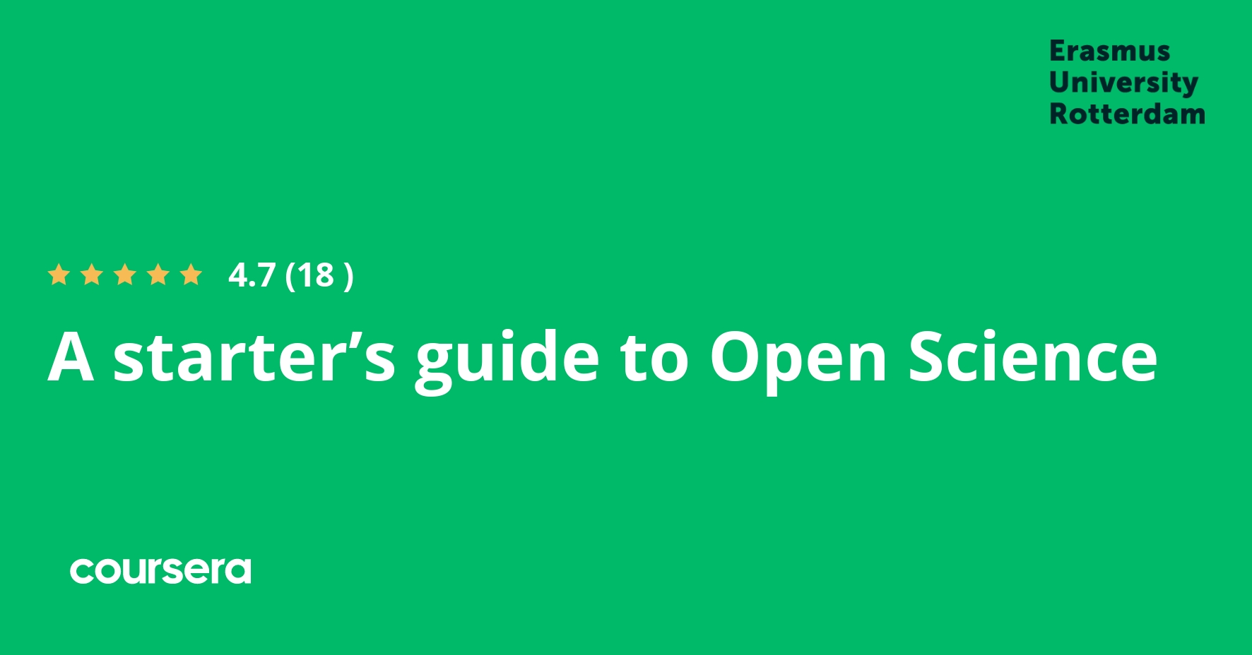 A starter’s guide to Open Science | Coursera