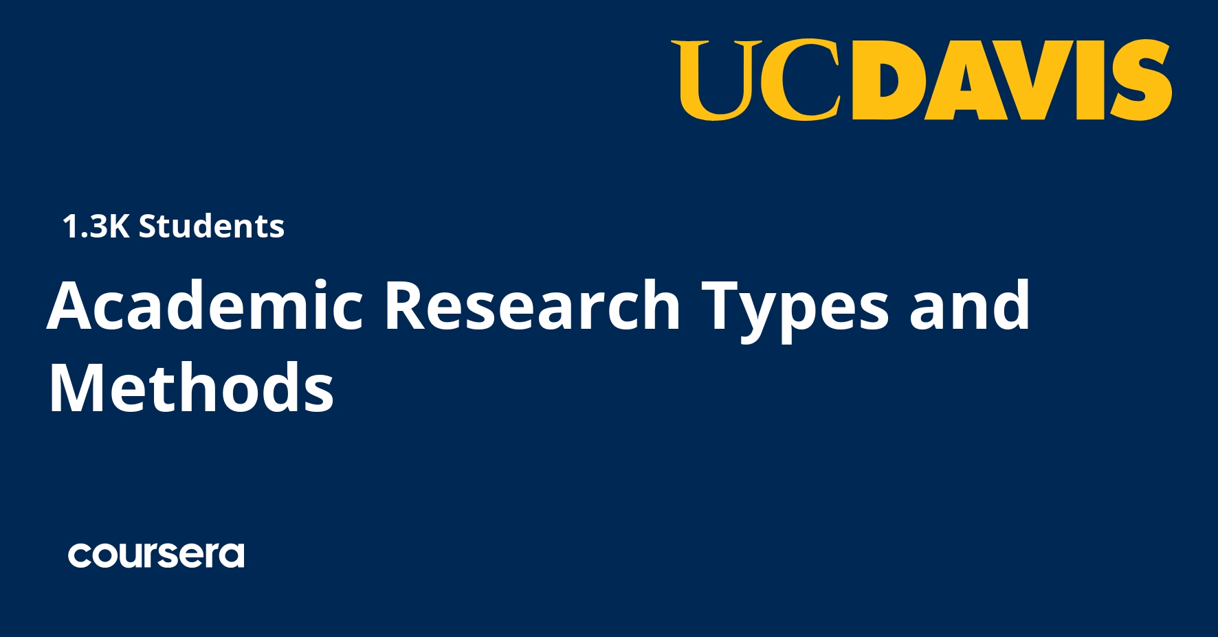 Academic Research Types and Methods | Coursera