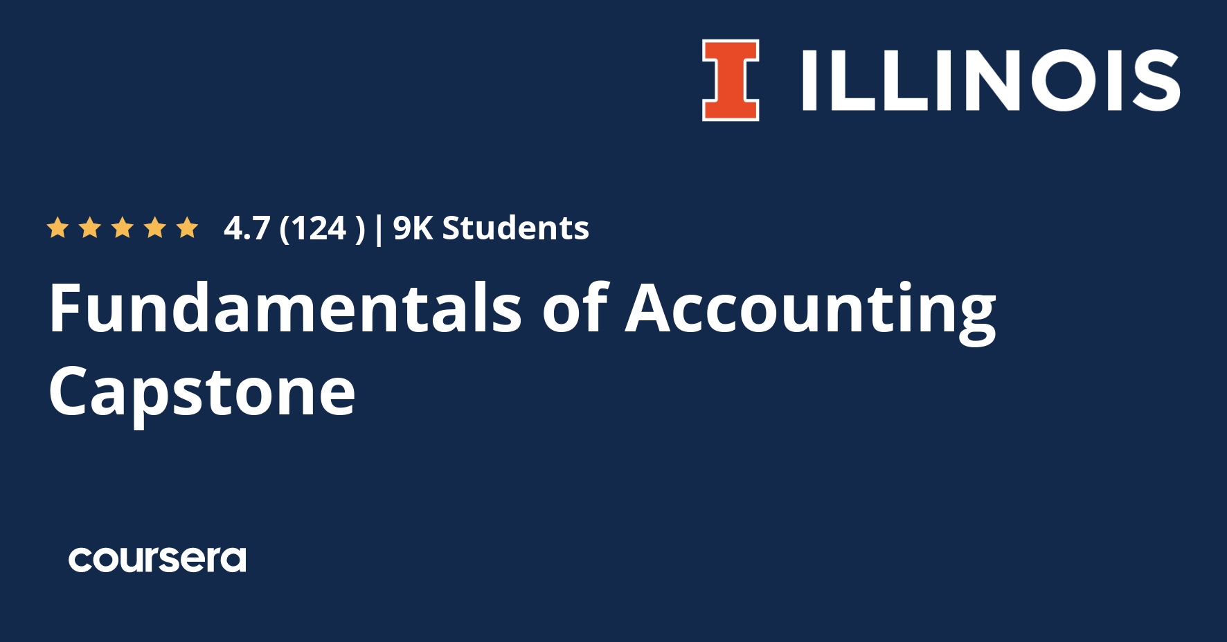 Fundamentals of Accounting Capstone | Coursera
