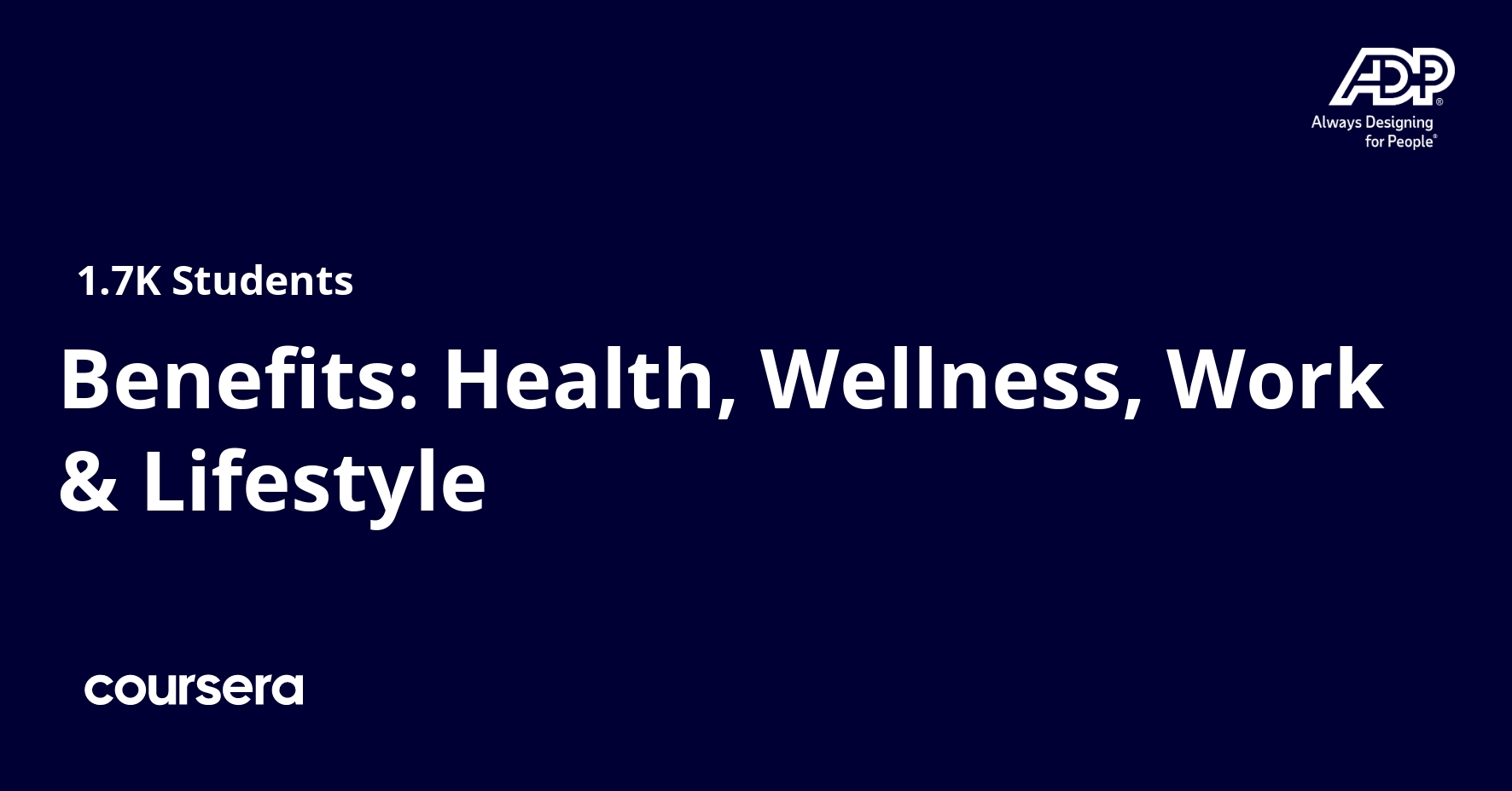 Benefits: Health, Wellness, Work & Lifestyle | Coursera