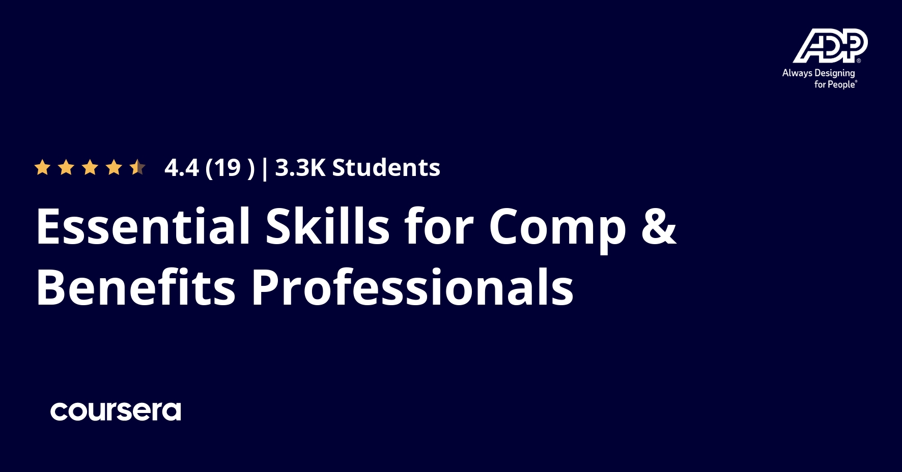 Essential Skills for Comp & Benefits Professionals | Coursera