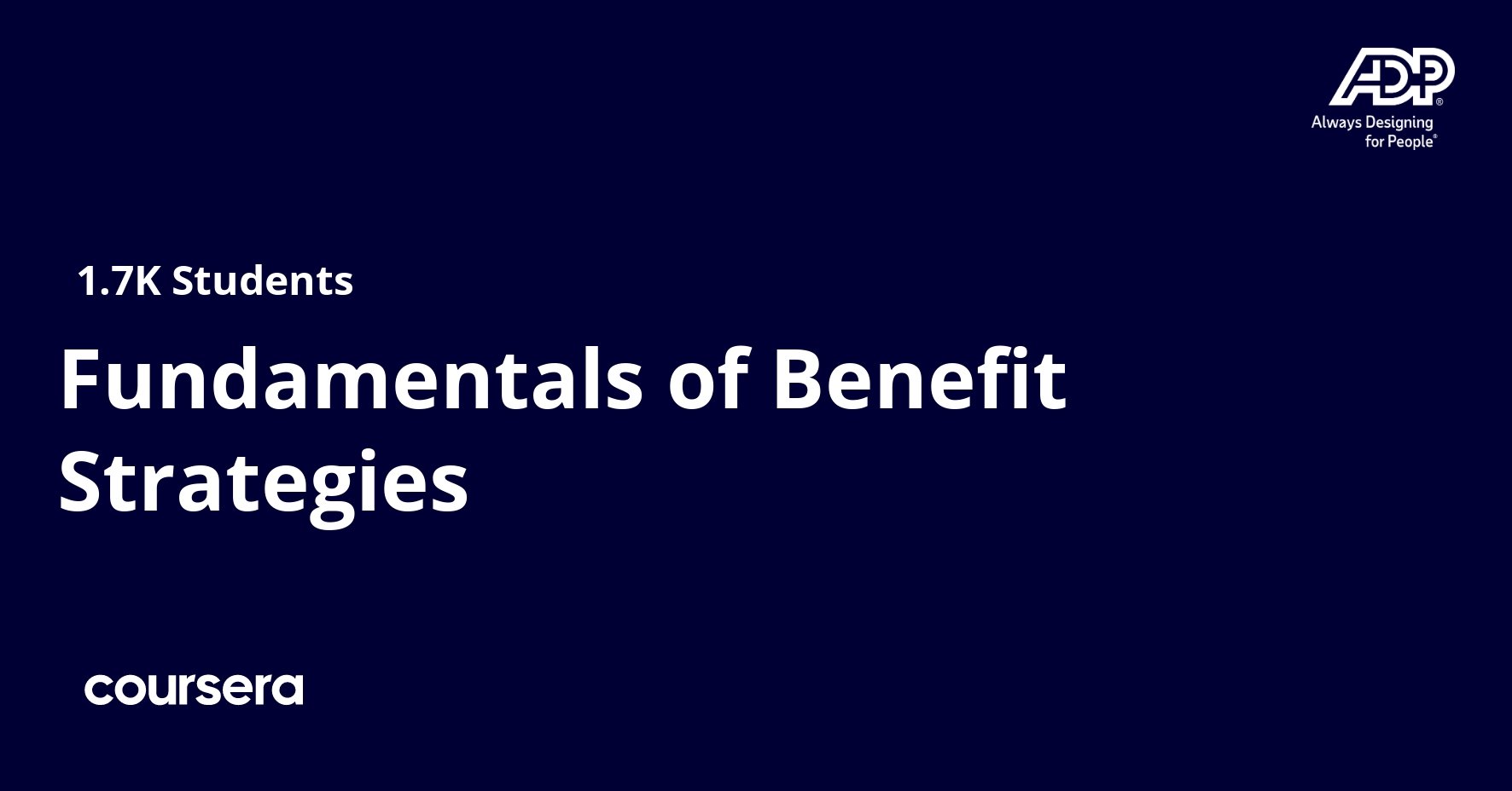 Fundamentals of Benefit Strategies | Coursera
