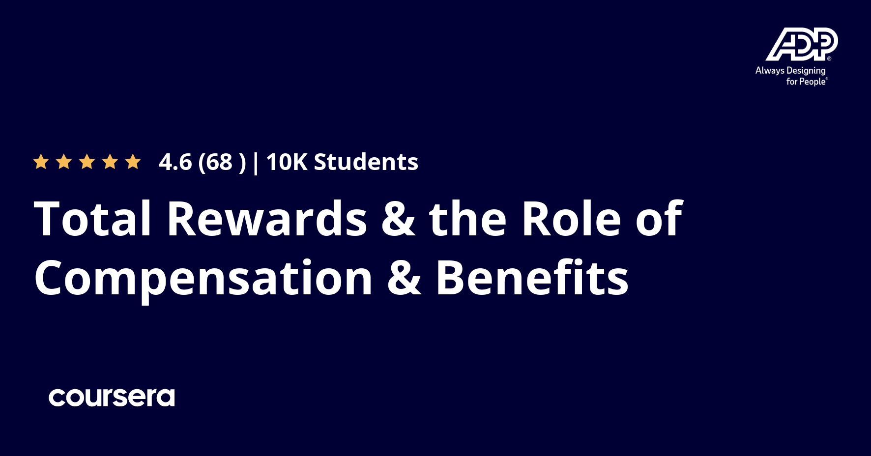Total Rewards & the Role of Compensation & Benefits | Coursera