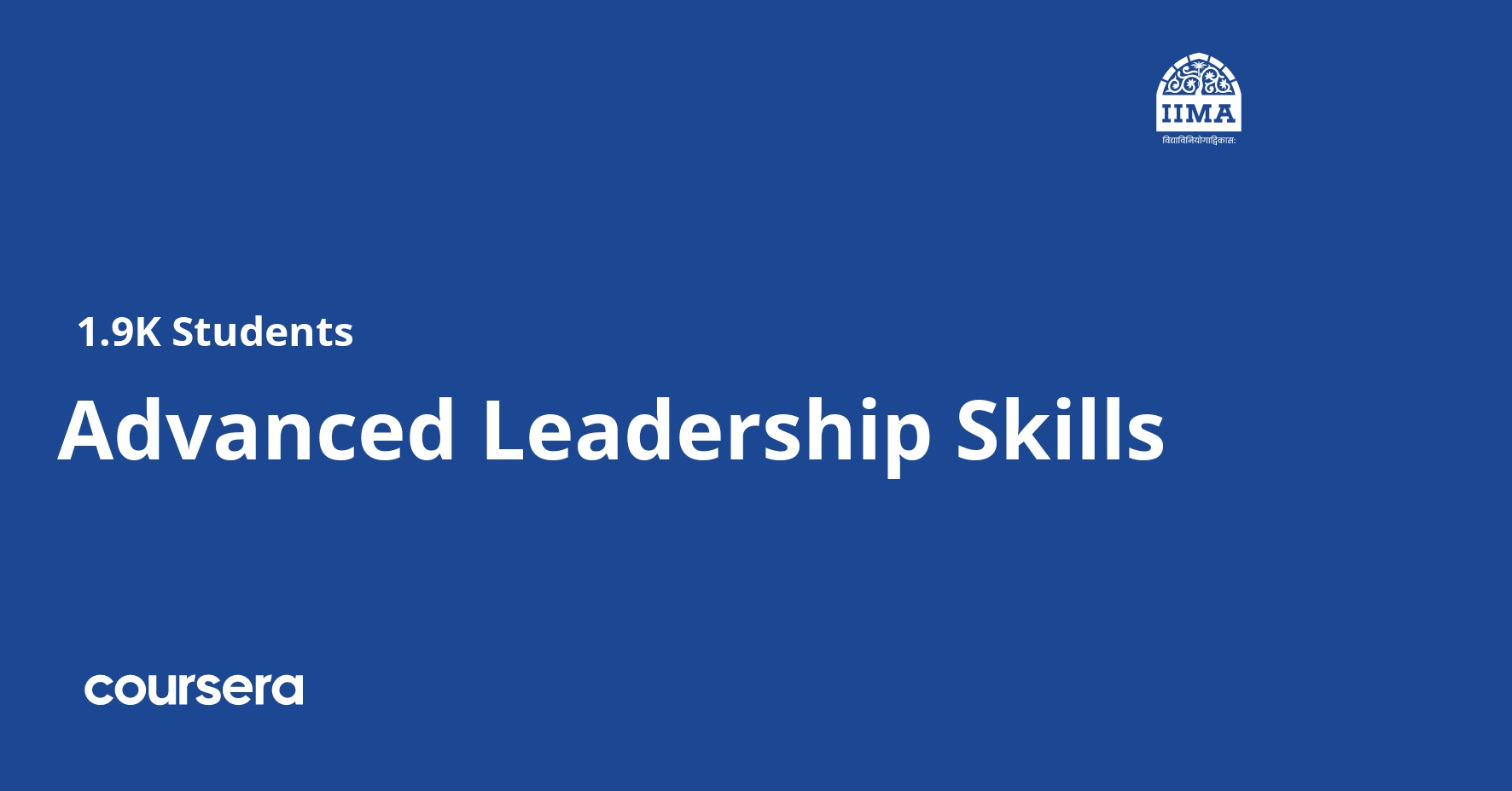 Advanced Leadership Skills | Coursera