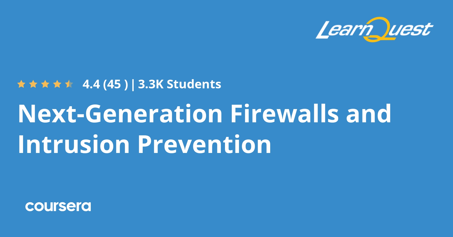 Next-Generation Firewalls and Intrusion Prevention | Coursera