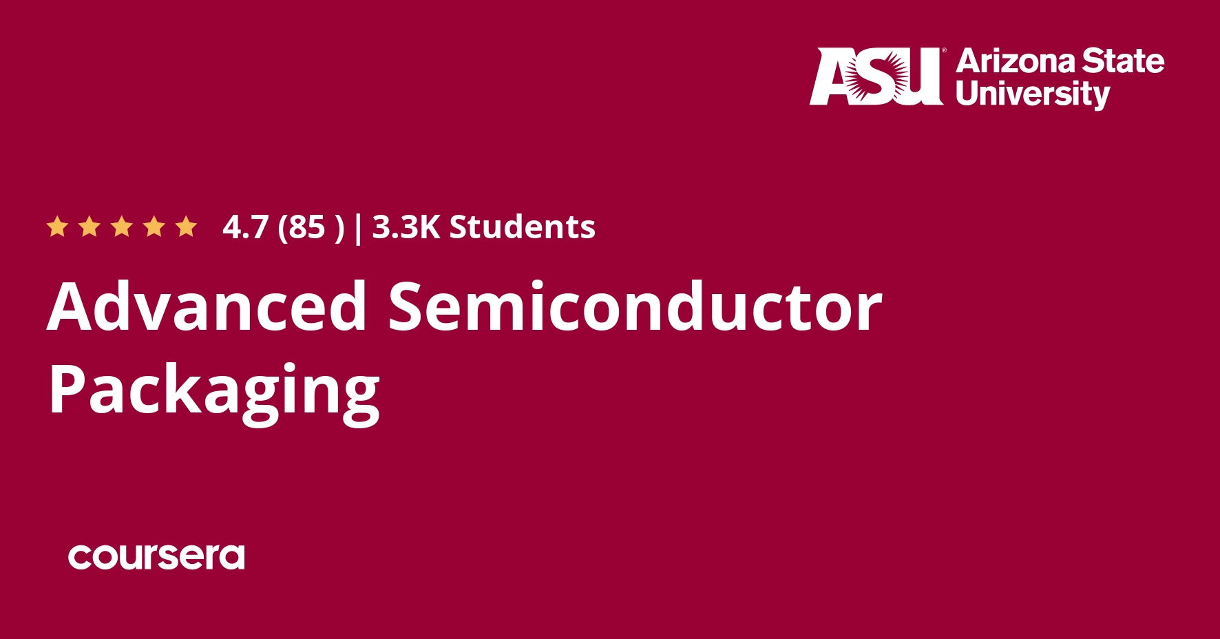 Advanced Semiconductor Packaging | Coursera