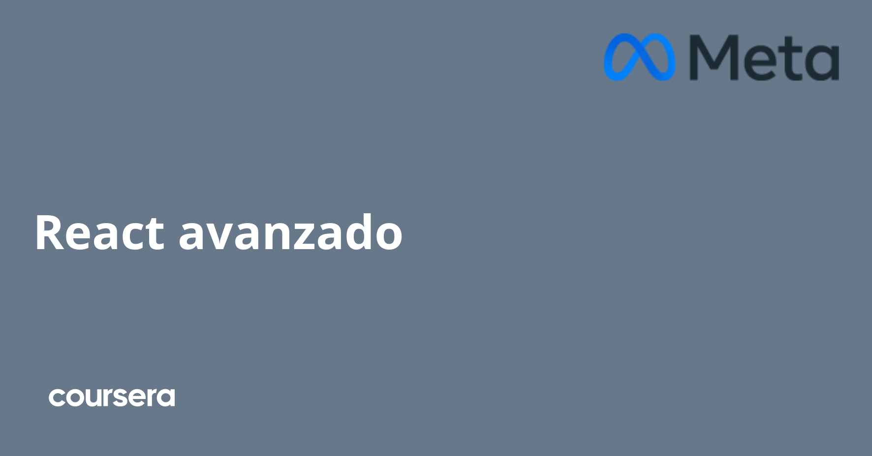 React avanzado | Coursera