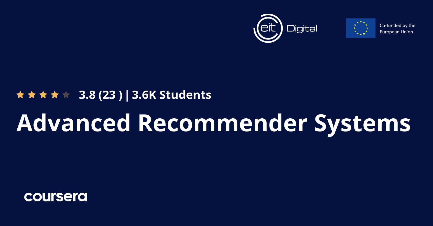 Advanced Recommender Systems Coursera