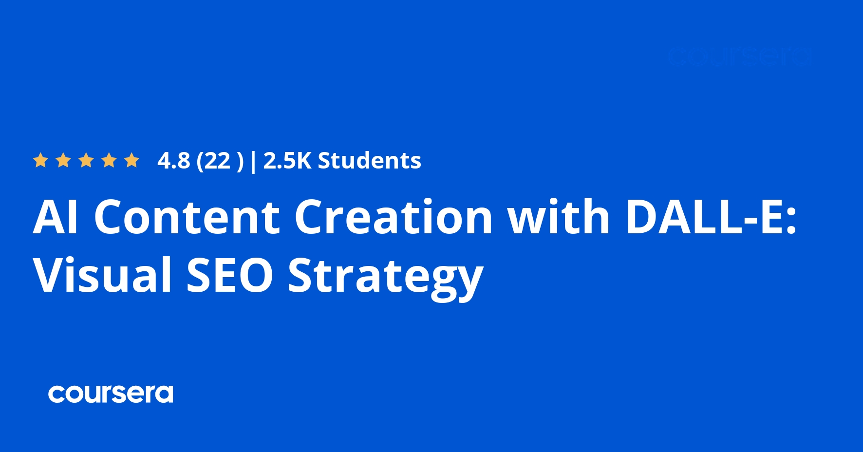 AI Content Creation with DALL-E: Visual SEO Strategy
