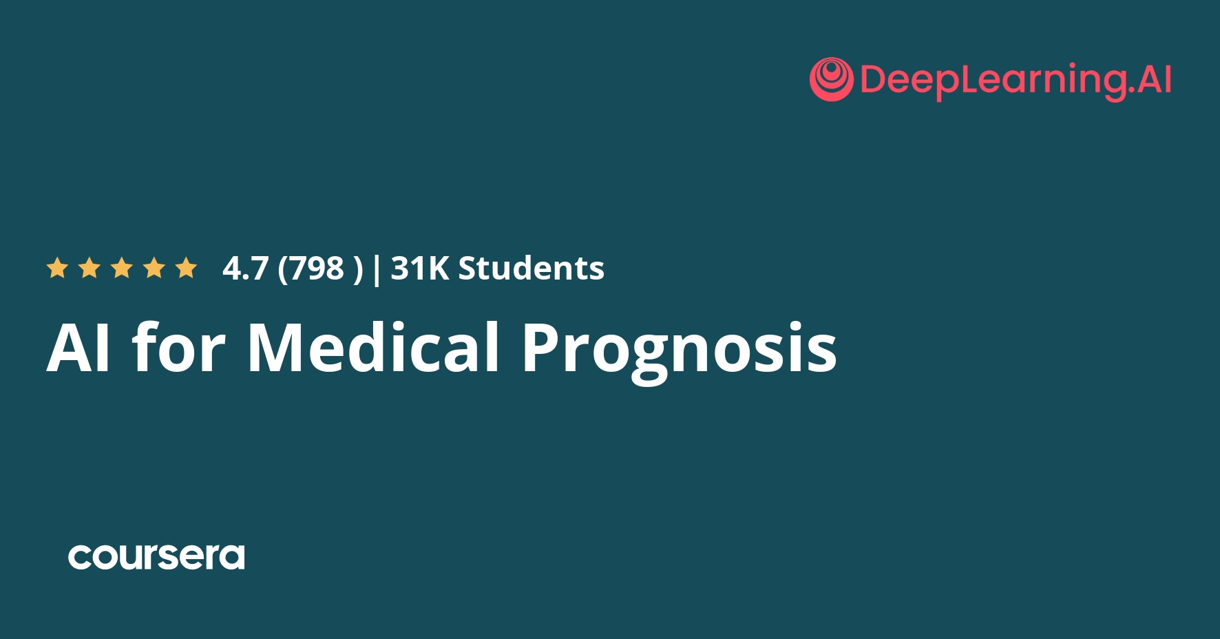AI for Medical Prognosis | Coursera