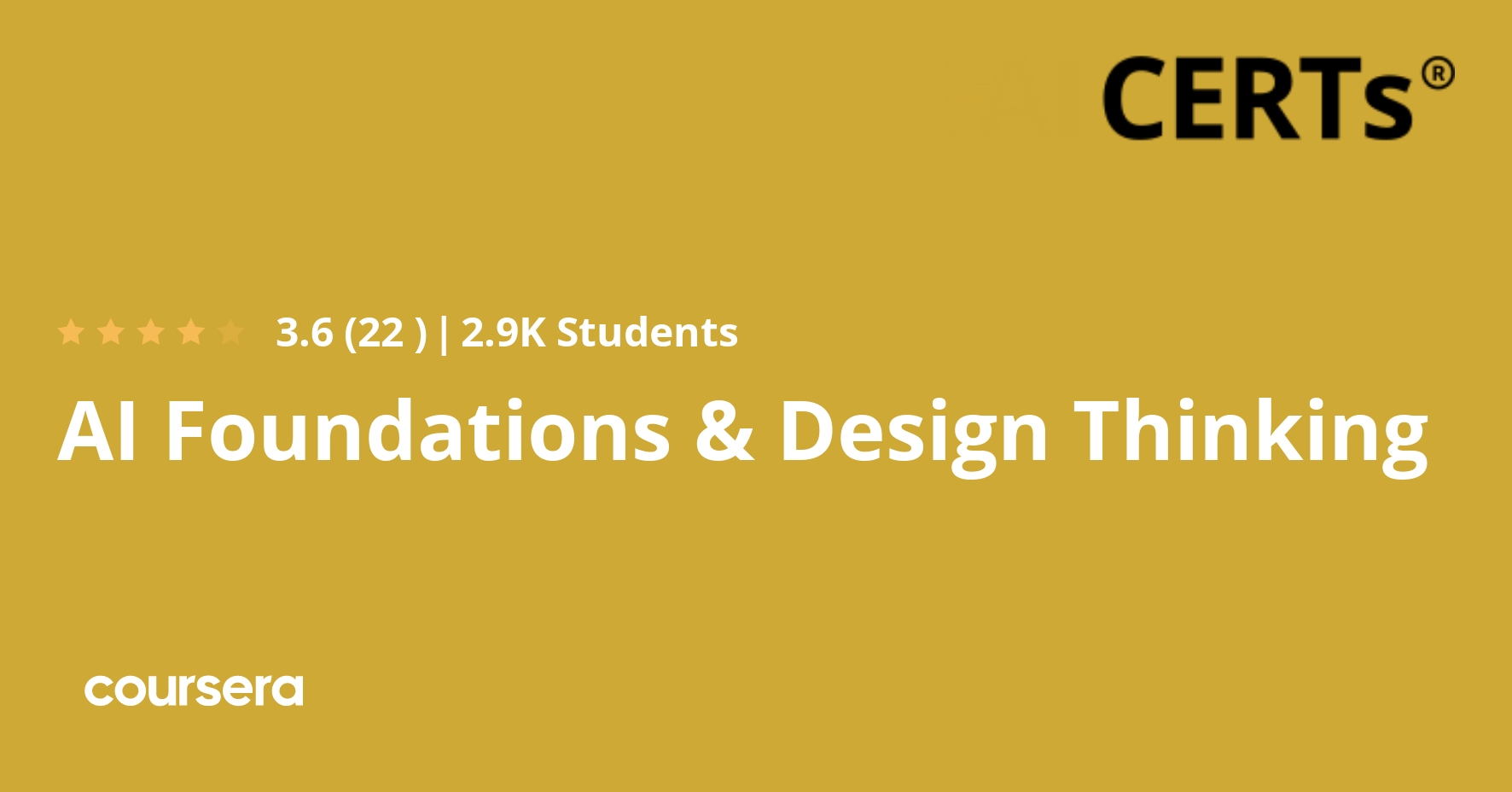 AI Foundations & Design Thinking | Coursera