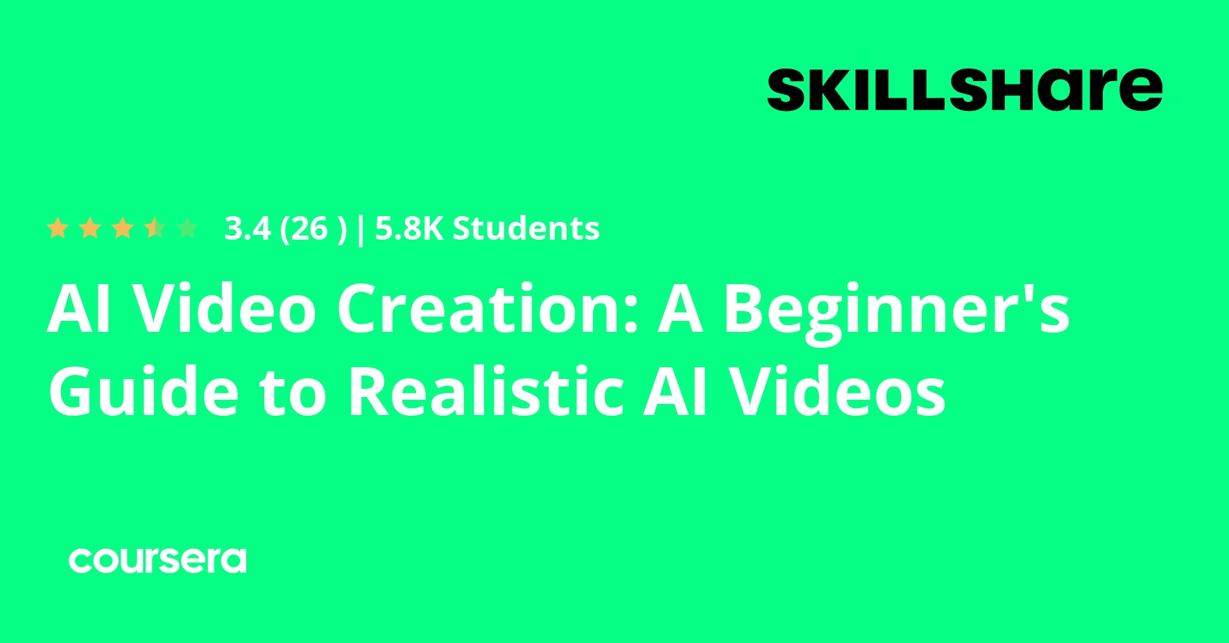 AI Video Creation: A Beginner's Guide to Realistic AI Videos | Coursera
