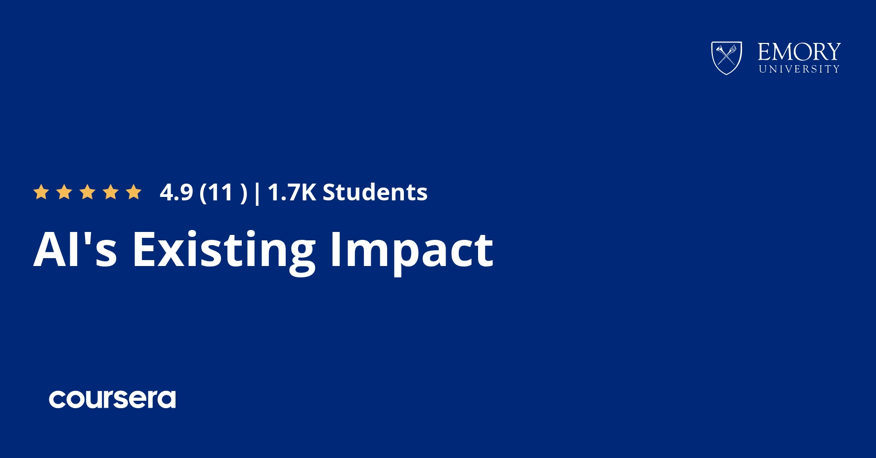 AI's Existing Impact | Coursera