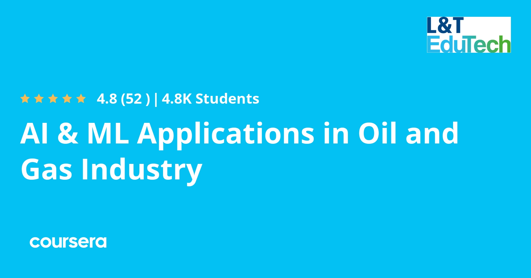 AI & ML Applications in Oil and Gas Industry | Coursera