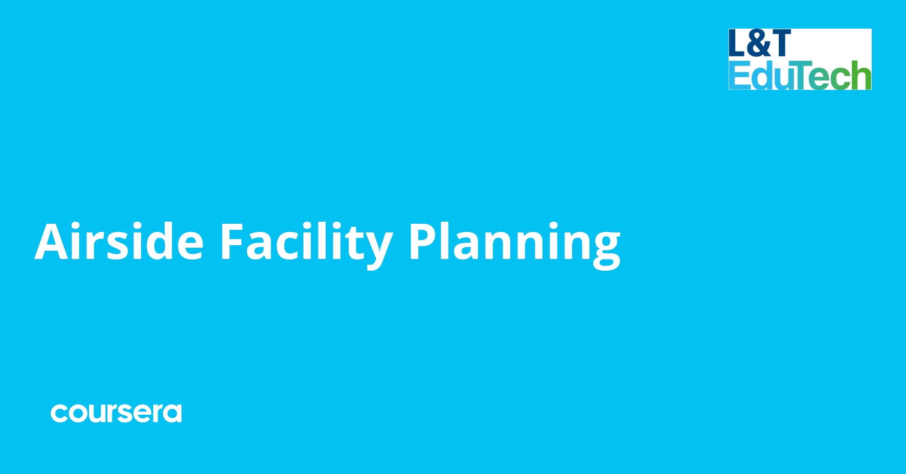 Airside Facility Planning | Coursera